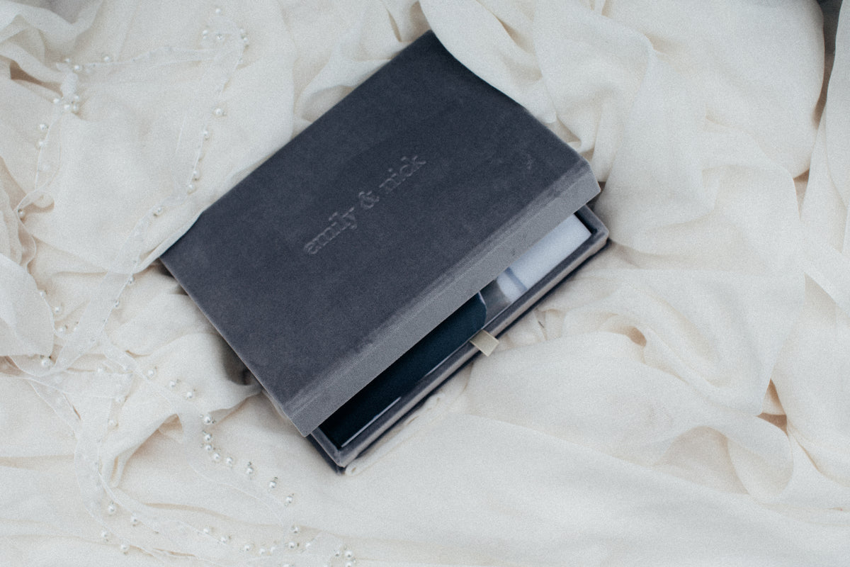 Clamshell Print Box + CUSTOM STAMP – QT Albums